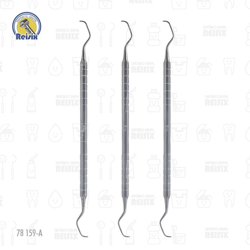 Curetas Gracey hexagonal para premolares y molares 7/8 6B (159-A) - Depósito Dental REISIX