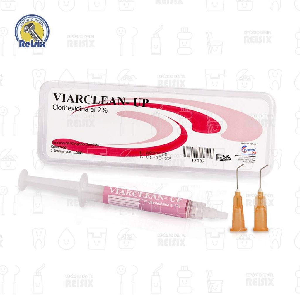 Jeringa Viarclean-Up Clorhexidina al 2% (1.5 ml) - Depósito Dental REISIX