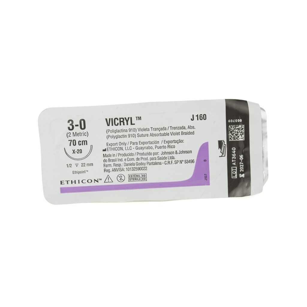 Sutura Vicryl sintética absorbible Ethicon - Depósito Dental REISIX