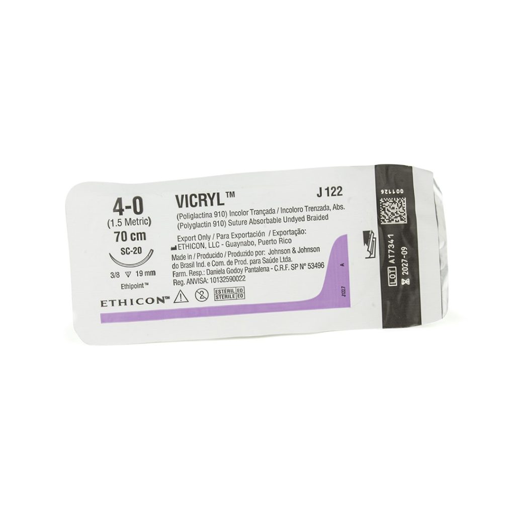 Sutura Vicryl sintética absorbible Ethicon - Depósito Dental REISIX